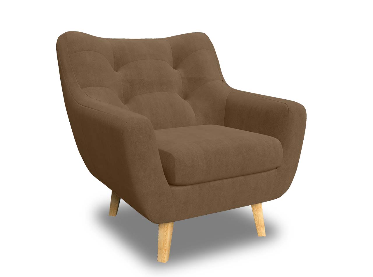 Кресло Омега 1 Luma 11 коричневый, 880х1000х920мм купить в ...